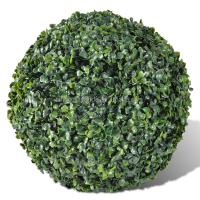 China Artificial Plant Wall Panels 42cm Diameter PE PP Decorative Flower Ball for Landscaping Hotel Garden for sale