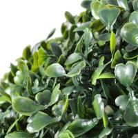 China Artificial Plant Wall Panels 42cm Diameter PE PP Decorative Flower Ball for Landscaping Hotel Garden for sale