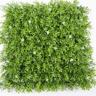 China PE/PP Customized Greenery Artificial Green Wall Use For Market Decoration for sale