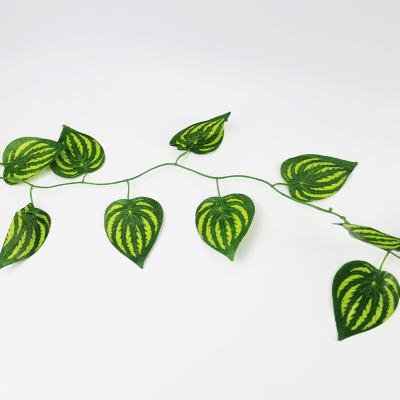 China Fabric Artificial Ivy Vines 12 Strands 2m Hanging Greenery Garland for Wedding Decoration for sale
