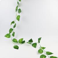 China Artificial Ivy Garland 2m 72 Leaves Hanging Foliage Vine Plastic Fabric for Wedding Home Wall Decoration for sale
