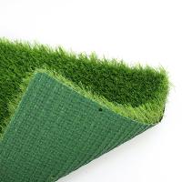 China Simulation Artificial Grass Lawn Carpet 4m x 25m 14mm Pile Height Green SBR Latex for sale