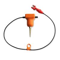 China Orange Removable  - Loops Used For Geophone Cable 4.6 Mm O.D for sale
