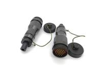 China NK27 Male Seismic Cable Connector Used For 12 Channels Seismograph Recording for sale