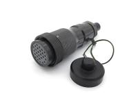 China NK27 Female Connector used for 12 Channels Seismic Refraction Cable for sale