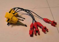 China 10Hz Seismic SM24 Geophone Vertical Terminal Split Spring Connector for sale