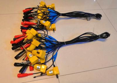 China Vertical 28Hz Seismic Geophone With Mueller Clip Connector for sale