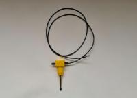 China Low Distortion Vertical Geophone 40Hz Element Steel Spike Length 75mm for sale