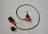 China Single 5Hz Vertical Geophone KCK Screw Fit Male Connector for sale