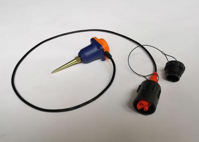 China Single 5Hz Vertical Geophone KCK Screw Fit Male Connector for sale
