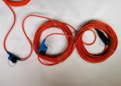 China Waterproof KCK Female Take Out 24 Channels Seismic Cable for sale