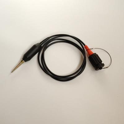 China Double Lead Spring Seismic Geophone With Leader Cable 28 V/m/s for sale