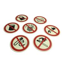 China Photoluminescent Safety Fire No Smoking Sign Glow In The Dark for sale