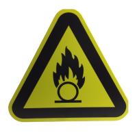 China Photoluminescent Explosive Hazard Symbol Custom Warning Signs for sale