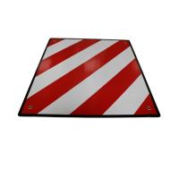 China 500x500 Reflective Motorhome Rear Warning Sign Aluminium Bike Rack Warning Sign for sale