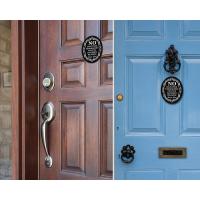 China ISO9001 No Soliciting Custom Reflective Sign Board For Home Safety for sale
