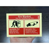China Photoluminescent Aluminum Fire Blanket Imo Symbol Sign Glow In The Dark for sale