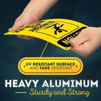 China ODM Aluminum Floor Caution Slippery Signs For Indoor Outdoor for sale