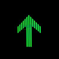 China Photoluminescent Aluminum Direction Arrowsign Glow In The Dark 160x120mm for sale