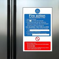 China Safety Warning Aluminum Photoluminescent Fire Signs for Fire Action for sale