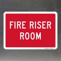 China Glow In The Dark Photoluminescent Fire Signs Safety Riser Room for sale