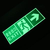 China Custom Aluminum Photoluminescent Fire Signage Stairs Exit Lights for sale