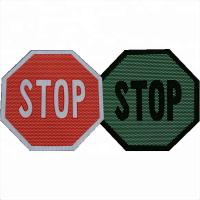 China Red Safety Custom Reflective Sign Traffic Octagon Stop Sign for sale