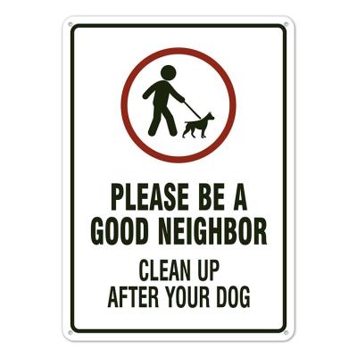 China Dustproof Aluminum Custom Reflective Sign Safety Warning For Home Garden for sale