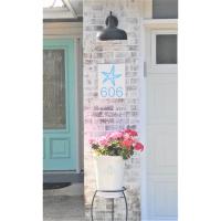 China PVC Reflective House Numbers Fluorescent Numbers For Houses for sale