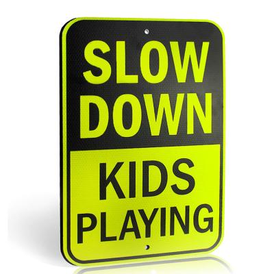 China SLOW DOWN Kids Playing Sign for sale