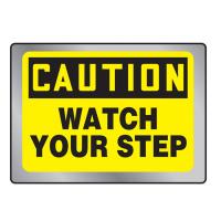 China Warning Photoluminescent Signage Laser Engraved Stainless Steel Plaques for sale