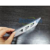 China White DiBond Room Number Reflective Address Signs For Mailbox for sale