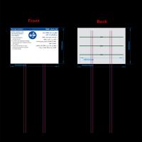 China Outdoor Photoluminescent Signage Board For Business for sale