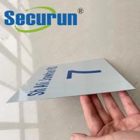 China 1mm-3mm Reflective House Numbers Signs UV Printing for sale