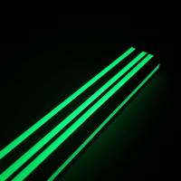China L Shape Photoluminescent Anti Slip Stair Nosing With 29600mcd/M2 Brightness Yellow Green for sale