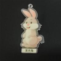 China Photoluminescent Plastic Card Glow In The Dark Rabbit Cardboard For Children for sale
