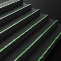 China Anti-Slip Photoluminescent Stair Nosing Step Edge Markings Indoor / Outdoor Safety for sale