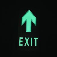 China Indoor / Outdoor High Visibility Photoluminescent Signage Durable Safe for sale