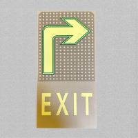 China Indoor / Outdoor High Visibility Photoluminescent Signage Durable Safe for sale