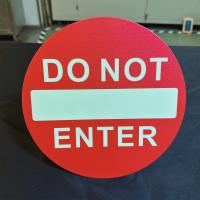 China 1mm Customized Glow In The Dark Signage For Ceiling-Mounted Installation for sale