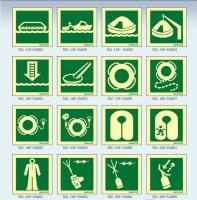 China Plastic Glow In The Dark Signage Essential For Safe Maritime Operations for sale