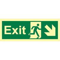 China Customizable Photoluminescent Safety Sign No Electricity Customization Upon Request for sale