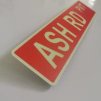China Non-Flammable Photoluminescent Signage Non-Corrosive And Aluminum Material for sale
