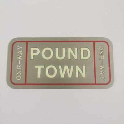 China 8-12 Hours Glow Time Photoluminescent Signage Samples Safety Warning for sale