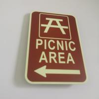 China Green Glow-In-The-Dark Signage Safety Warning For High Standards for sale