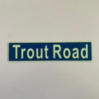 China Glowing Photoluminescent Signage Eco-Friendly And Green With Yellow-Green Color for sale