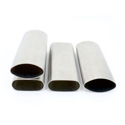 China Precision Seamless Carbon Steel Oval Tube High Pressure Resistant Elliptical Pipe For Hydraulic Equipment Pipeline for sale