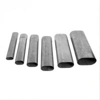 China Custom Q235B Q355B Carbon Steel Oval Tube Cold Drawn Elliptical Pipe Manufacturer China for sale