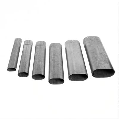 China Custom Q235B Q355B Carbon Steel Oval Tube Cold Drawn Elliptical Pipe Manufacturer China for sale