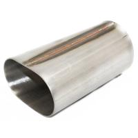 China Hot Dip Galvanized Carbon Steel Oval Tube Anti Rust Welded Elliptical Pipe For Construction for sale